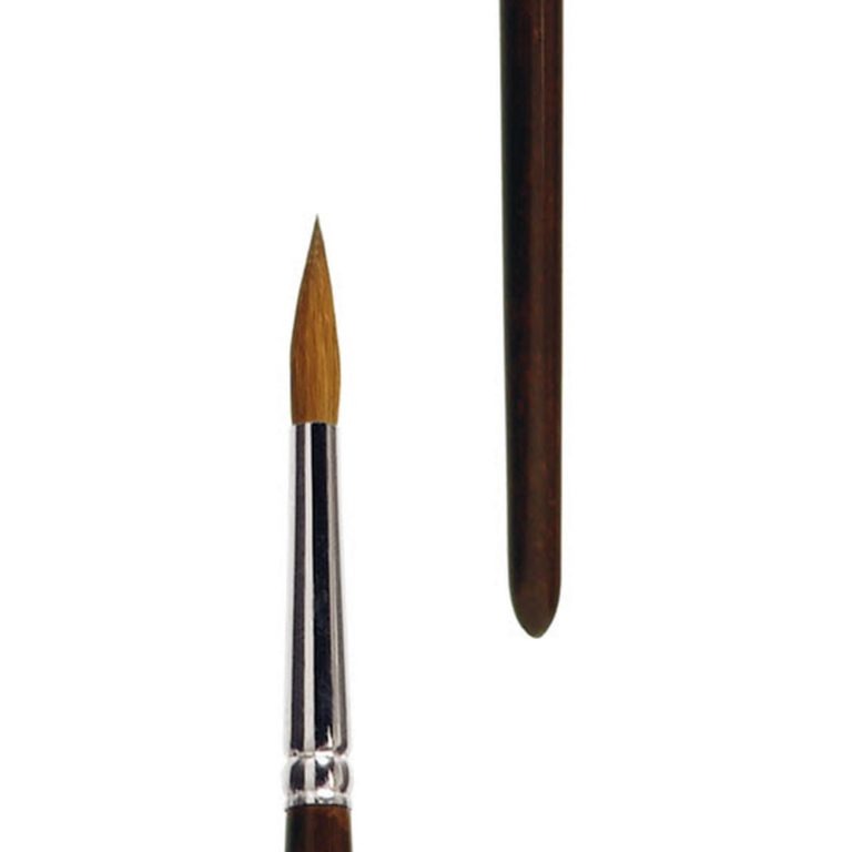 Oil & Acrylic Brush, round - Red Sable Hair - lineo1911